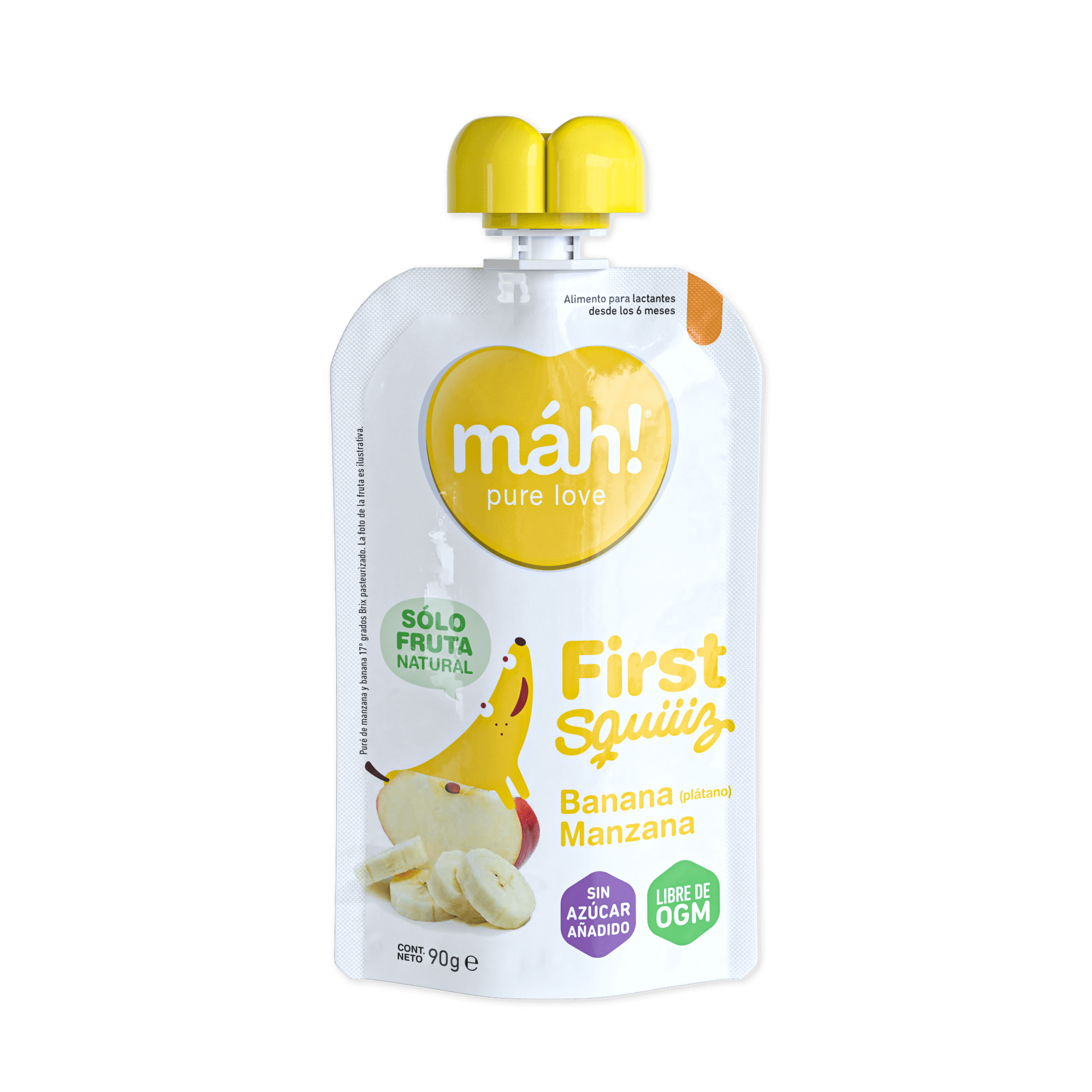 Compota Máh! Banana Manzana | Tienda Oficial – mah.com VE
